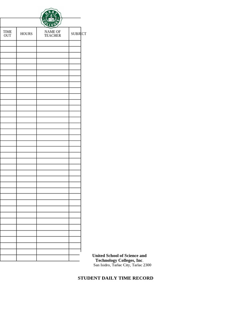 DTR-for-FS-and-PT 1 | PDF