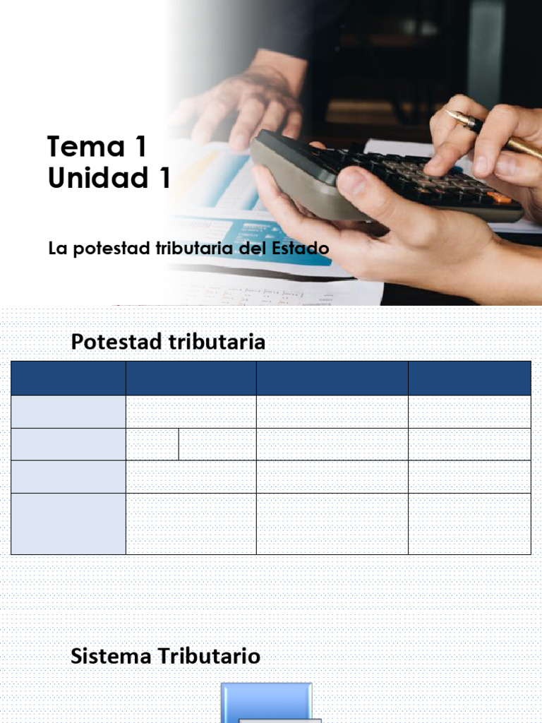 UNIDAD 1 Tema 1 - Merged | PDF | Impuestos | Constitución