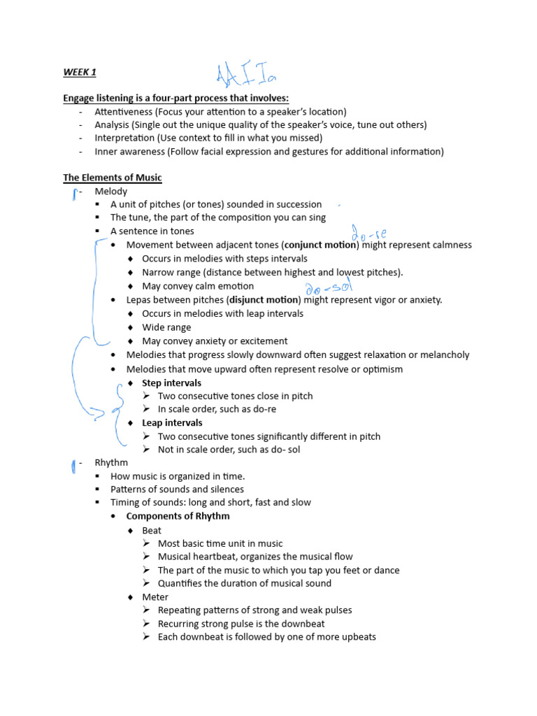 Music Elements & Instrument Classification | PDF | Musical Instruments ...