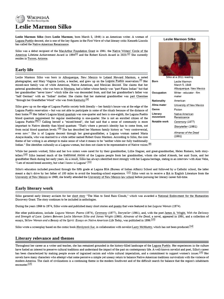 Leslie Marmon Silko | PDF