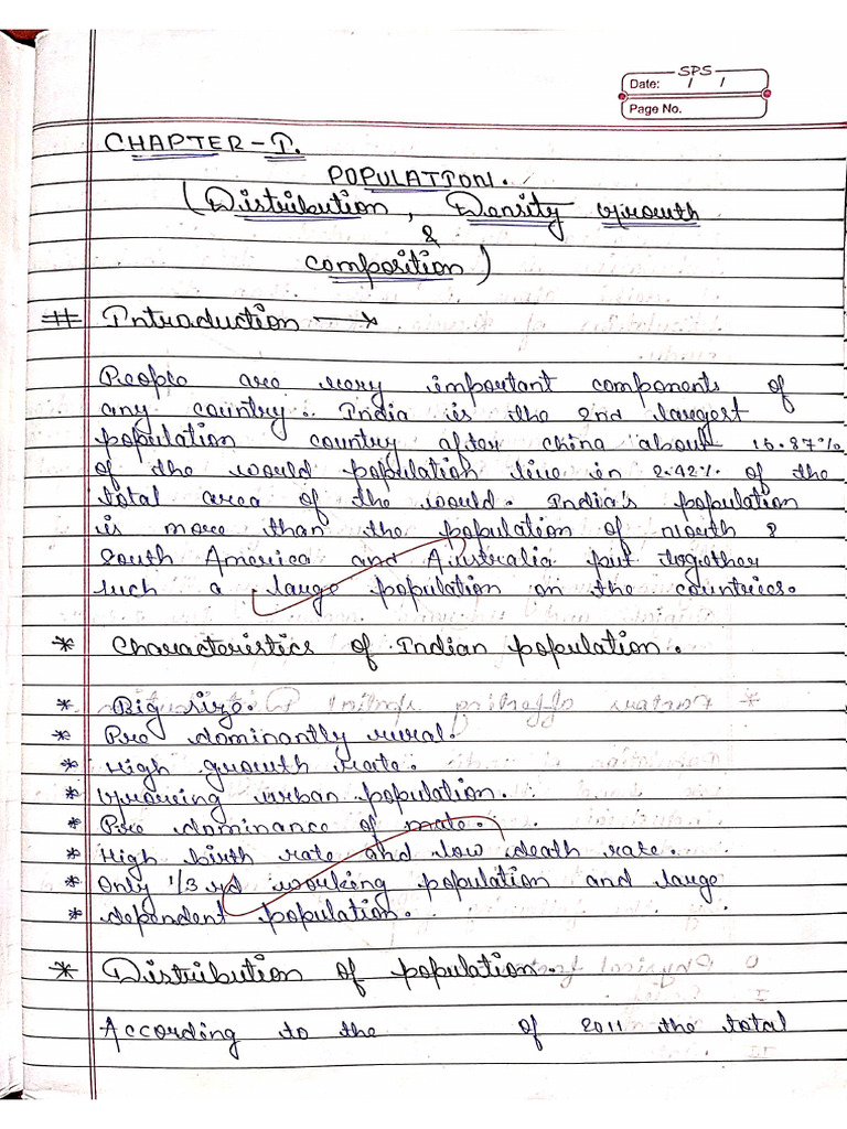 Geography CH 1 Notes Part 1 | PDF