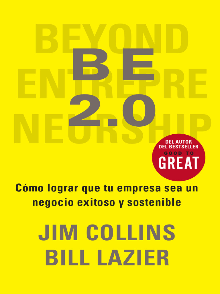 Beyond Entrepre Neurship: Jim Collins Bill Lazier | PDF | Business ...