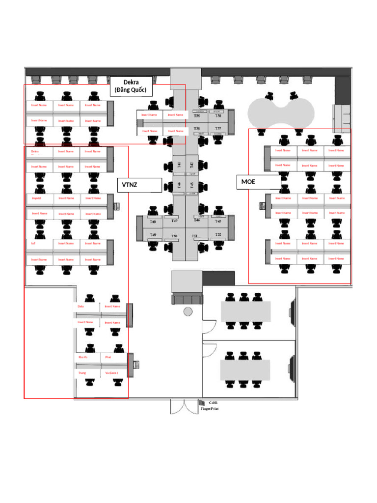 Seat Map - 10th Floor | PDF