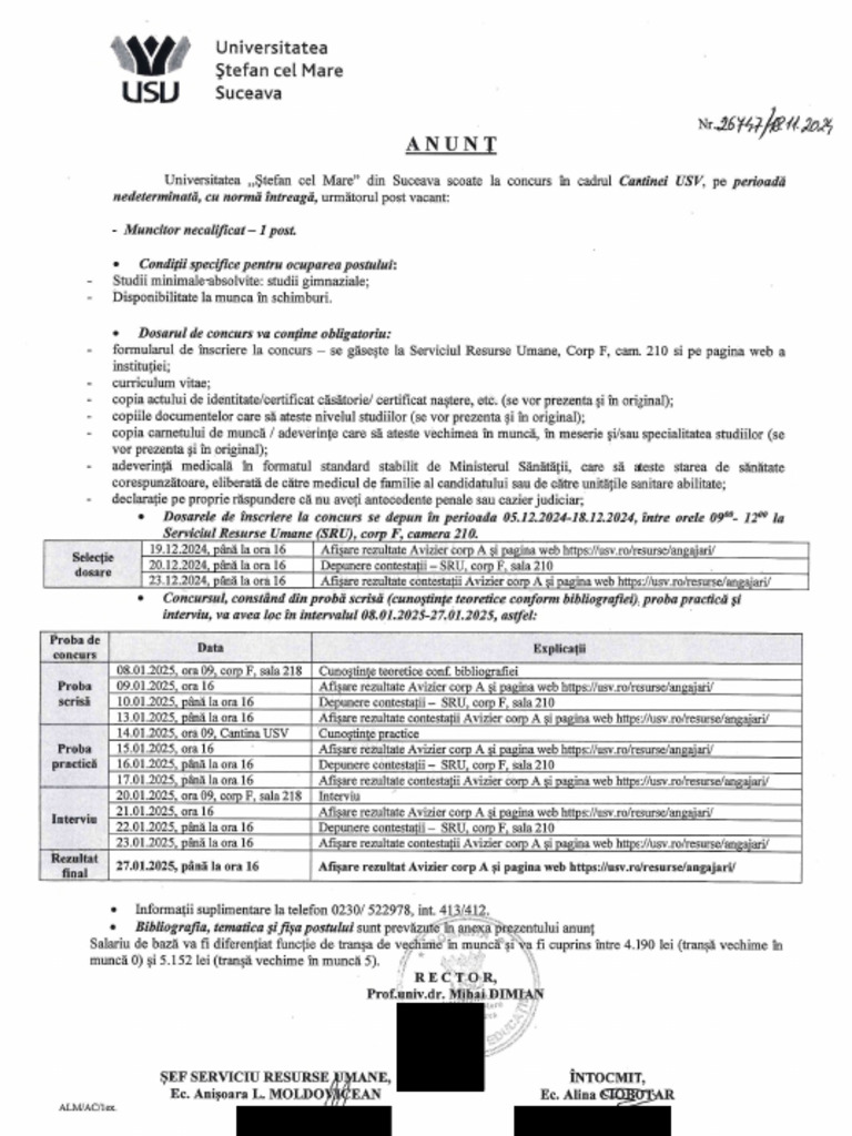 13 Anunt 26747 | PDF
