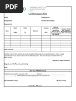Local Conveyance Form | PDF