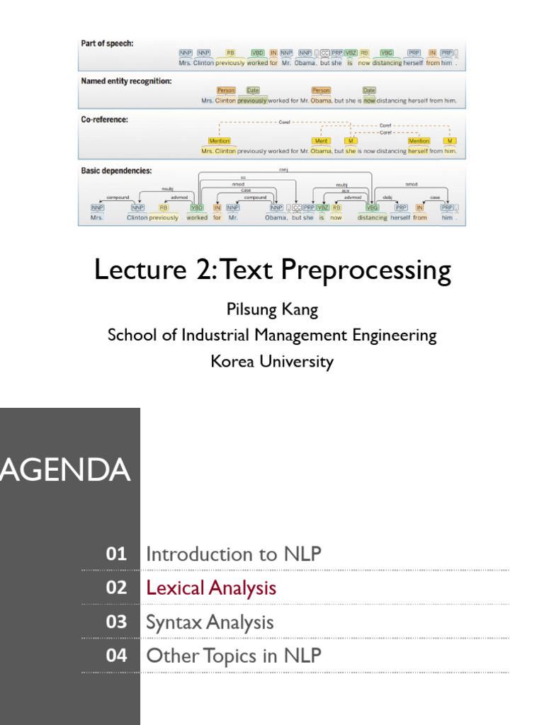 02 - Text Preprocessing - Part2 | PDF | Part Of Speech | Grammar