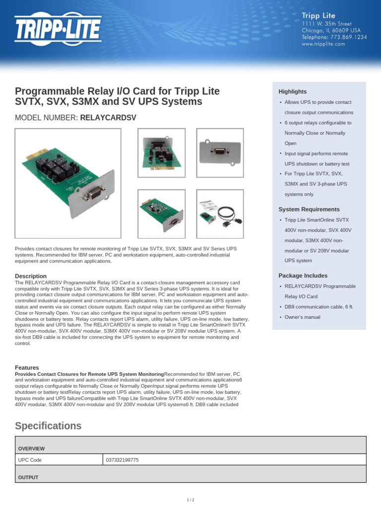 Relay Cards V | PDF | Relay | Personal Computers