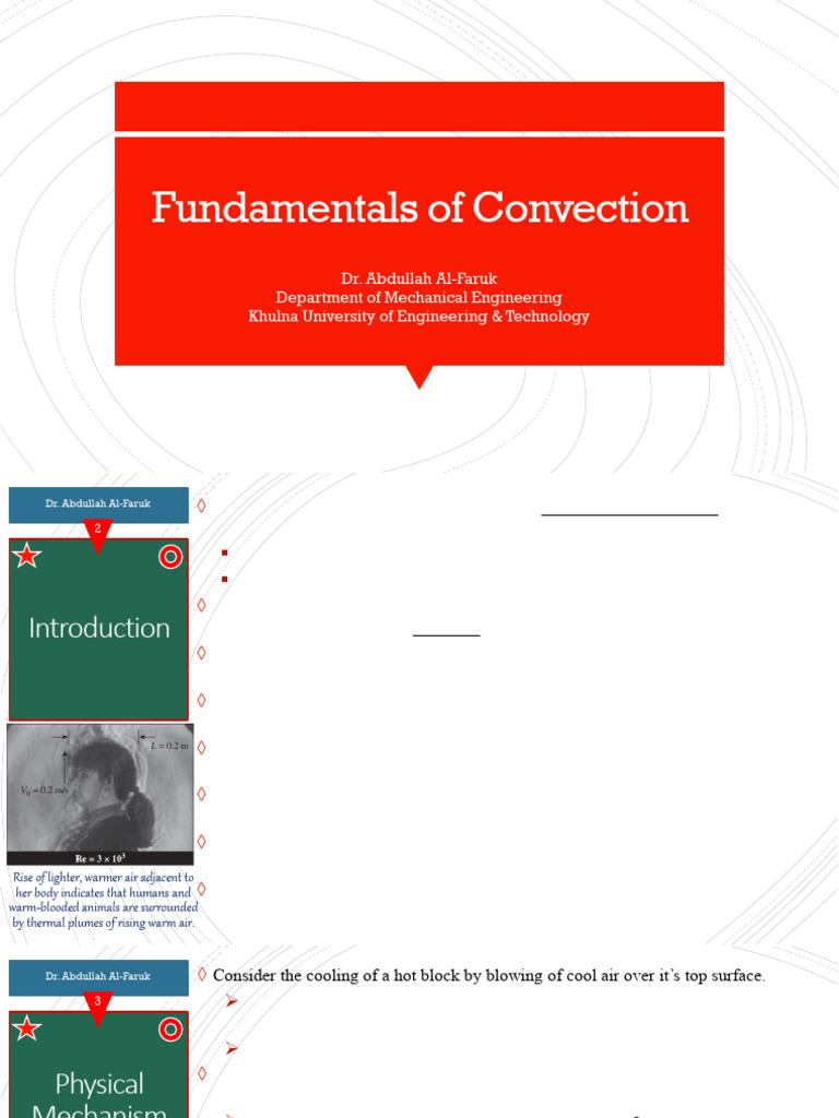 Fundamentals of Convection | PDF | Boundary Layer | Fluid Dynamics