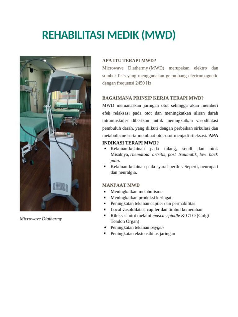 Rehabilitasi Medik Contoh Ringkasan Fisioterapi | PDF