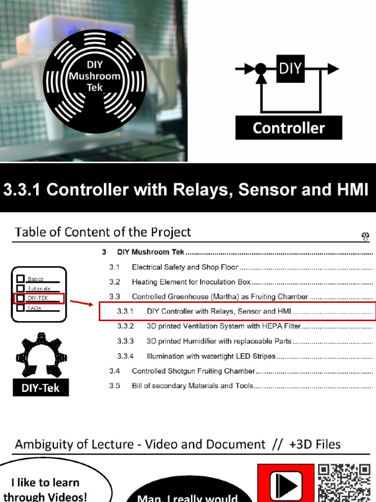 331 - DIY Controller With Relays, Sensor and HMI v1.0 | PDF