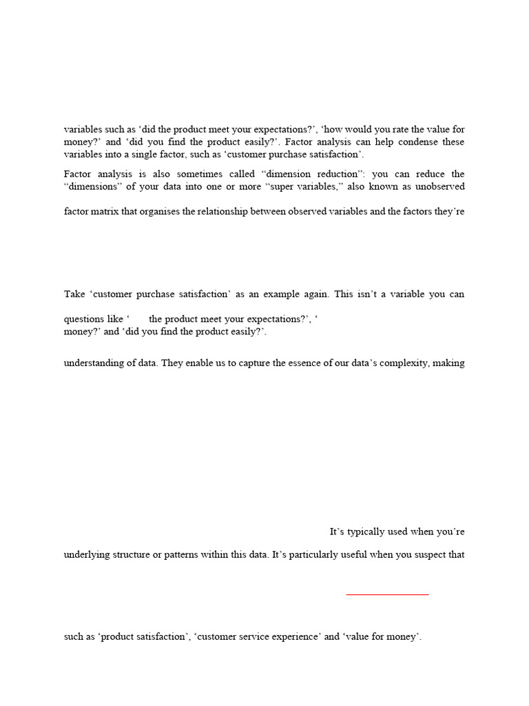 Unit 4 | PDF | Factor Analysis | Principal Component Analysis