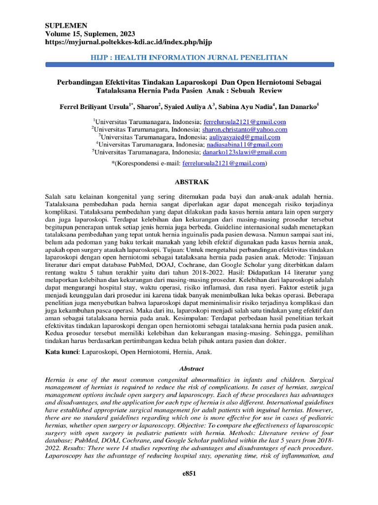 Jurnal Hernia 2 | PDF