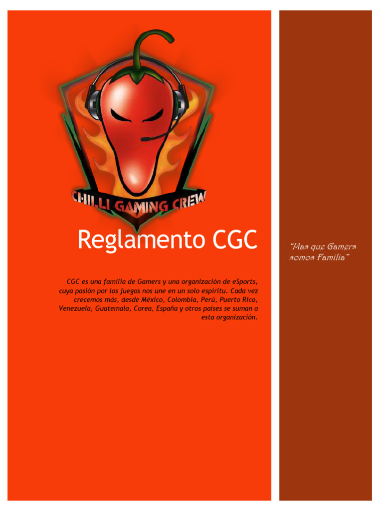 Reglamento CGC | PDF