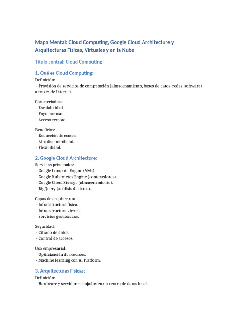 Mapa_Mental_Cloud_Computing | PDF