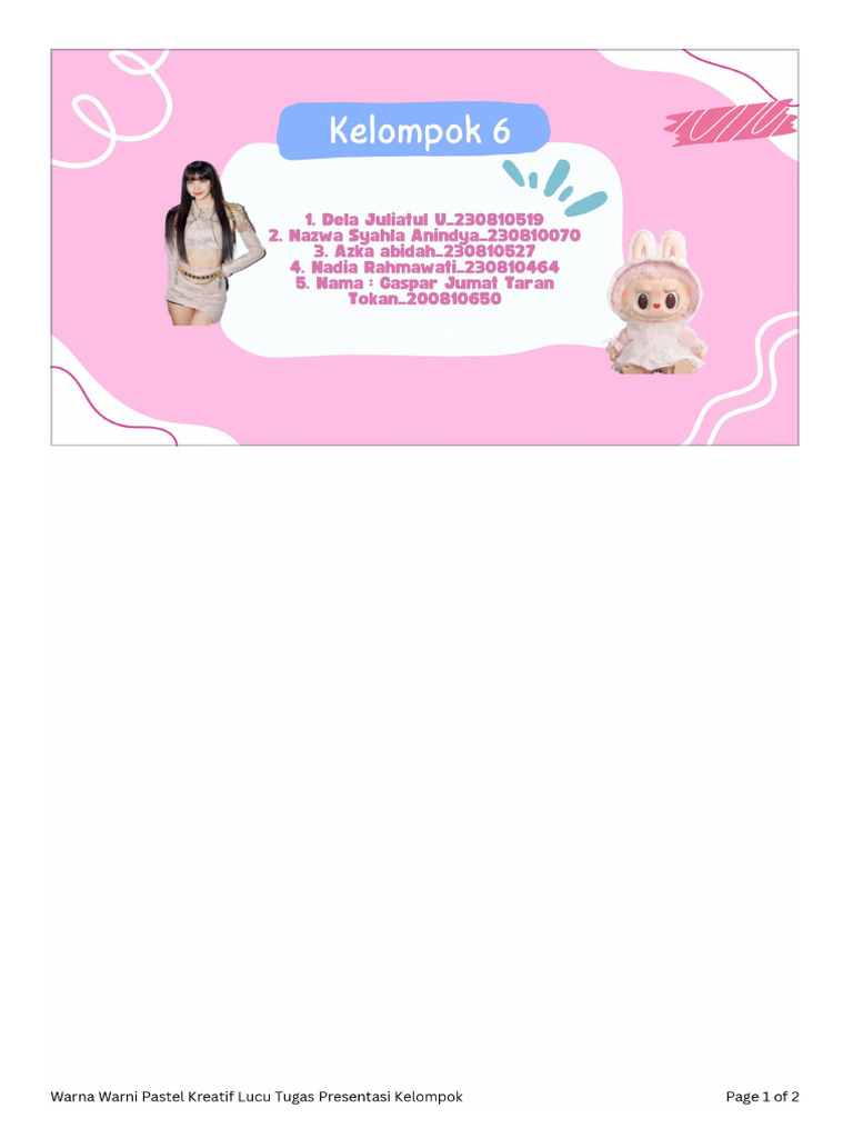 Kelompok 6 TTK Ii 11B1 Tugas Analisis Behavior Skinner | PDF