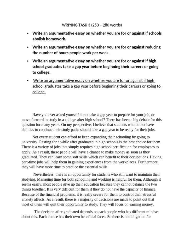 WRITING TASK 3_N4 | PDF