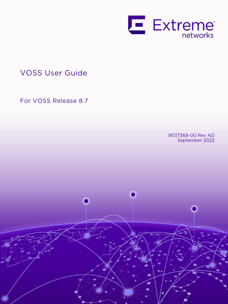 Vossuserguide 8.7 Ug | PDF | Port (Computer Networking) | Computer Network