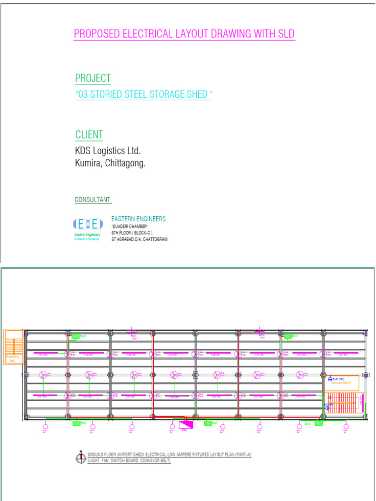 KDS Logistics LTD - Electrical Drawing With SLD - 03-08-2024 | PDF