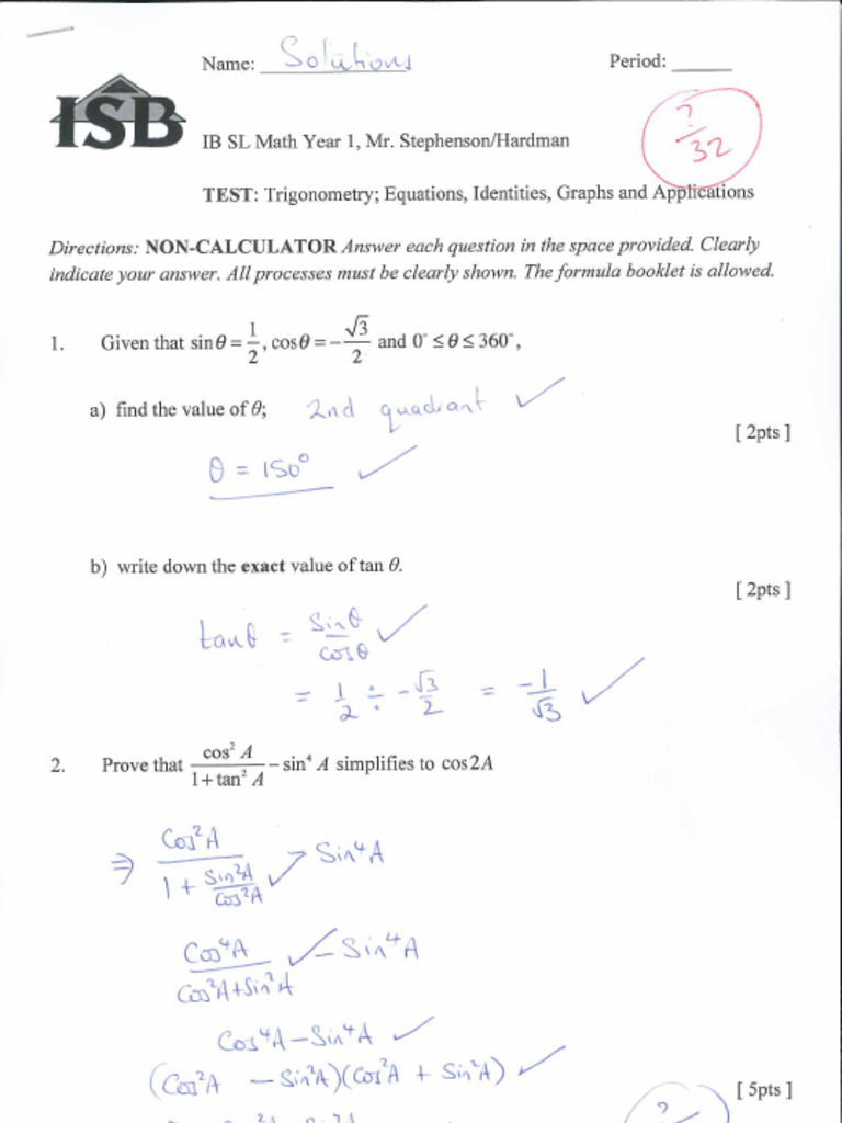 TEST Solutions | PDF