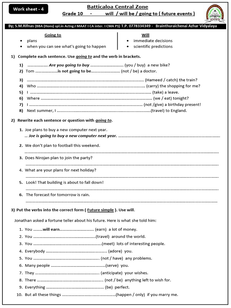 FullStack_Grade 10_English_worksheet 4 | PDF | Language Mechanics ... FullStack_Grade 10_English_worksheet 4 | PDF | Language Mechanics ...