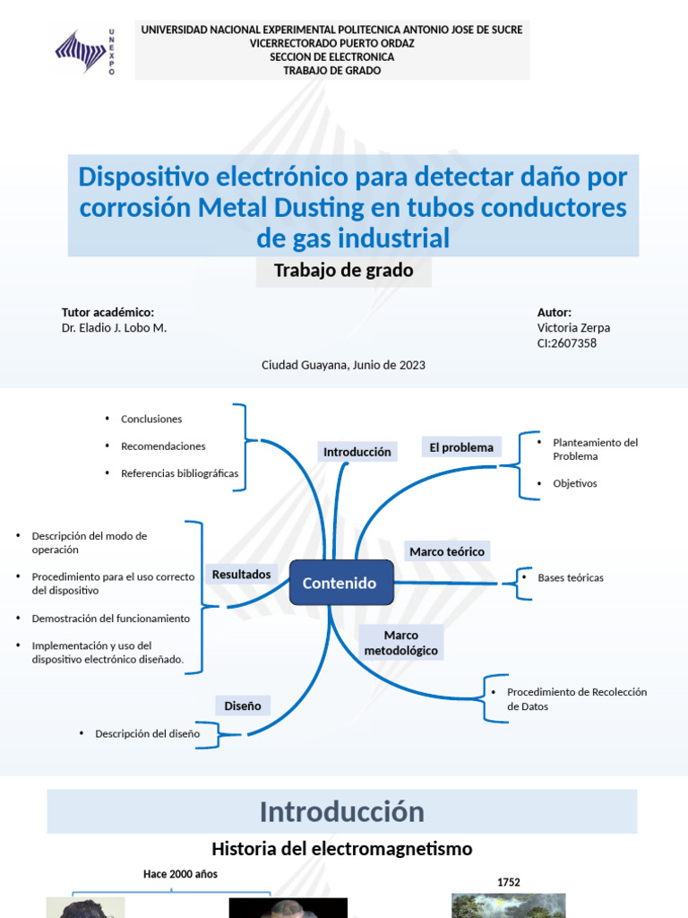 Dispositivo para Detectar Corrosión Por Metal Dusting | PDF | Inductor ...