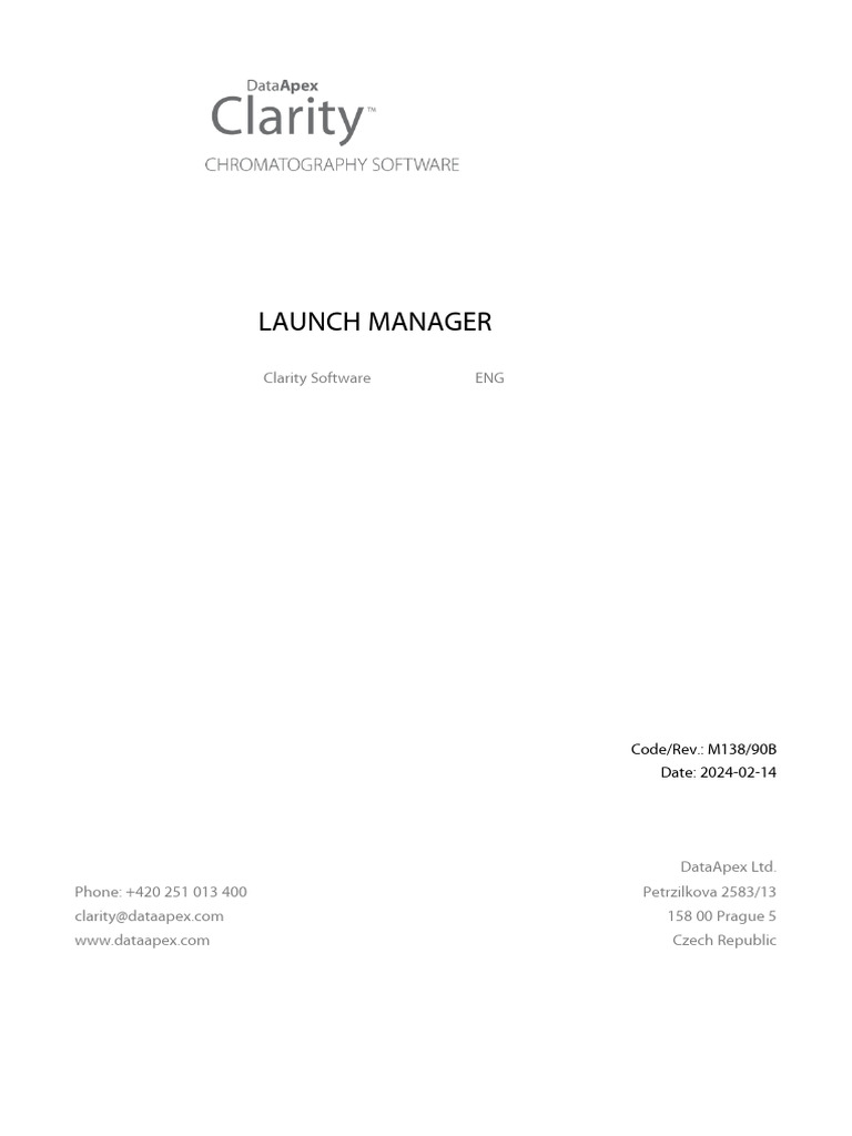 Launch Manager | PDF | Computer File | Command Line Interface