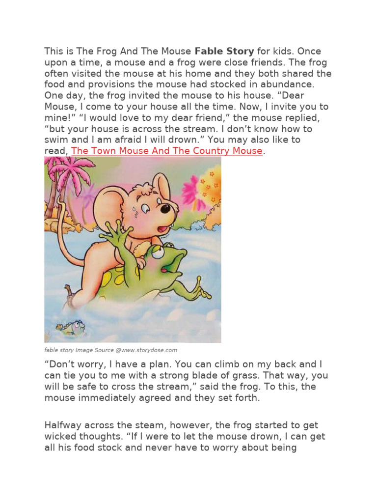 This Is The Frog and The Mouse | PDF