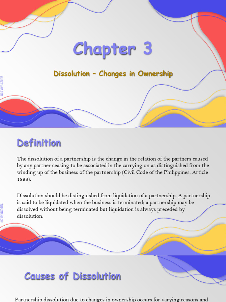 Partnership Corp. Chapter3 | PDF | Book Value | Business