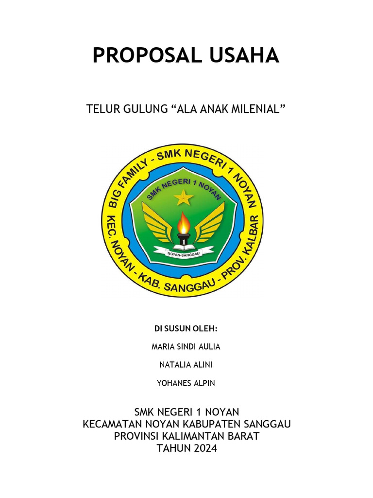 Proposal Usaha Telur Gulung XI ATPH | PDF
