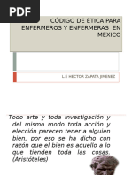 Código Ético de Enfermería PR | PDF | Enfermería | Moralidad