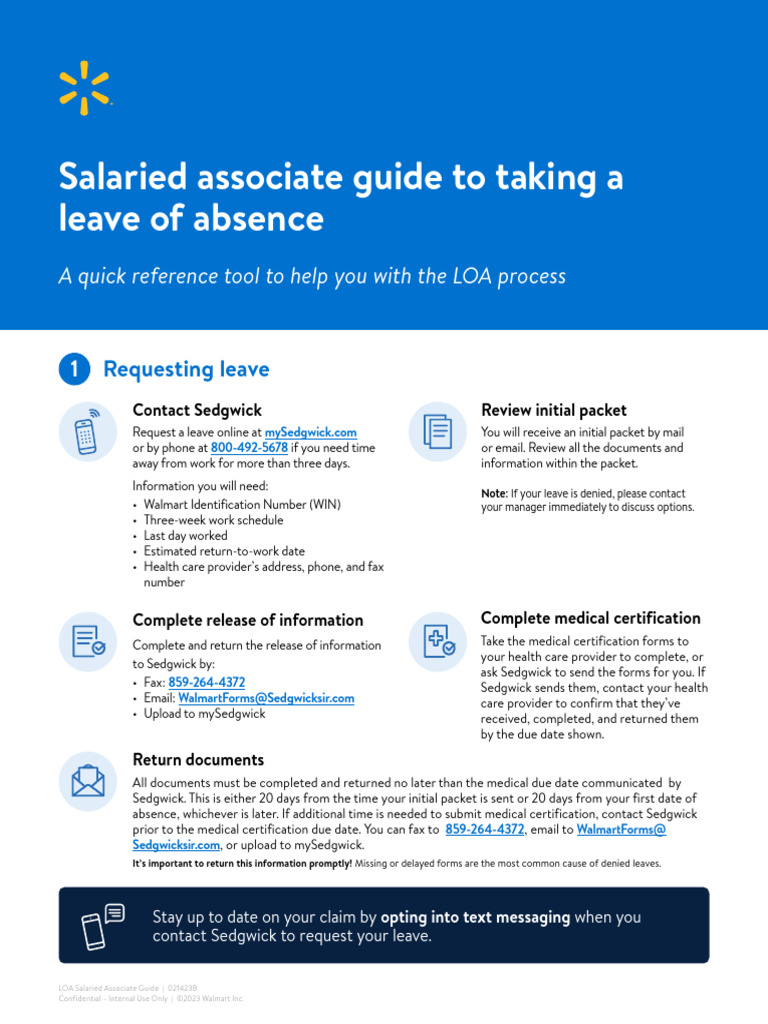 LOA-guide-Salaried | PDF