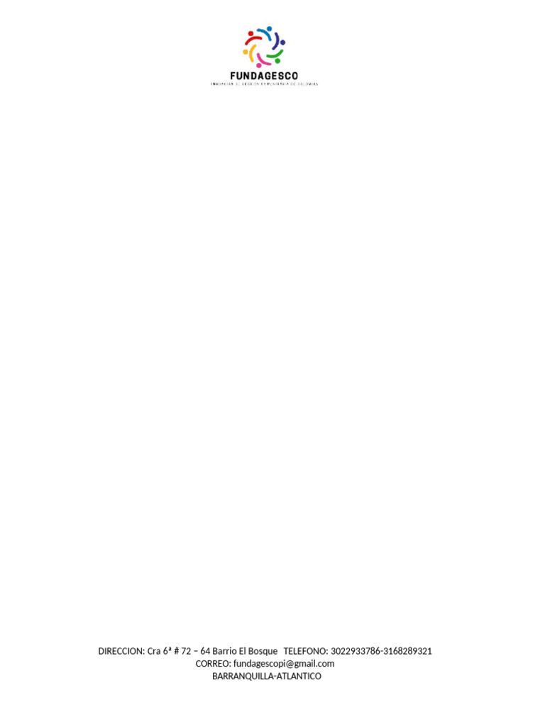 Membrete Fundagesco | PDF