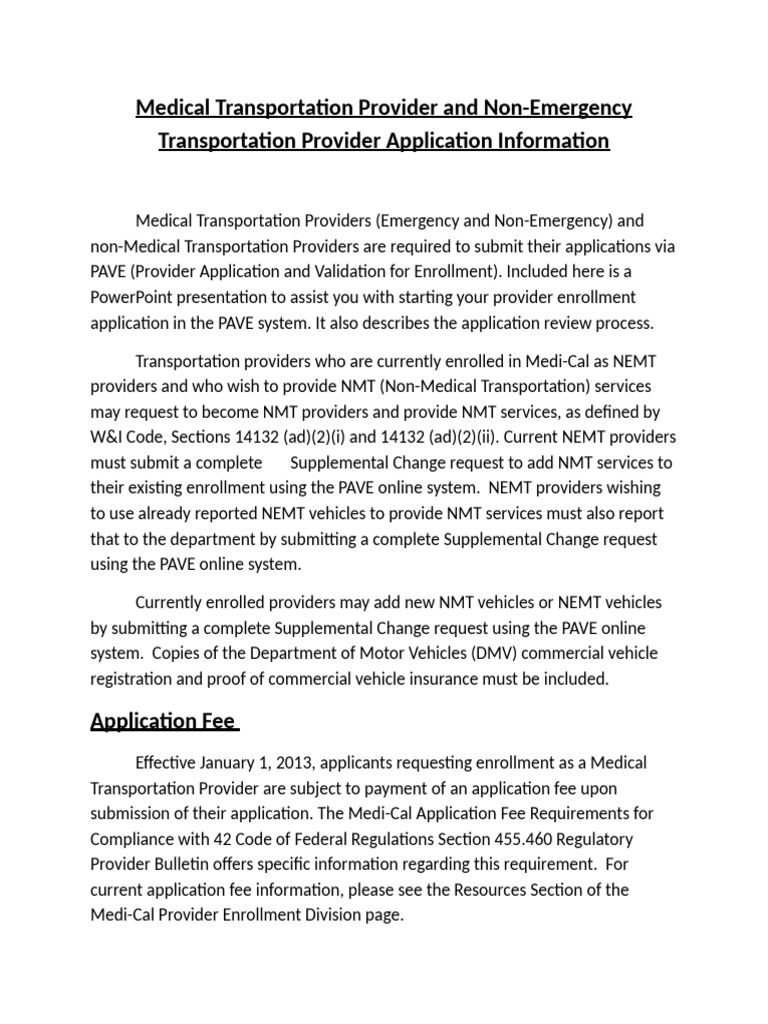 NEMT | PDF | Department Of Motor Vehicles | Driver's License