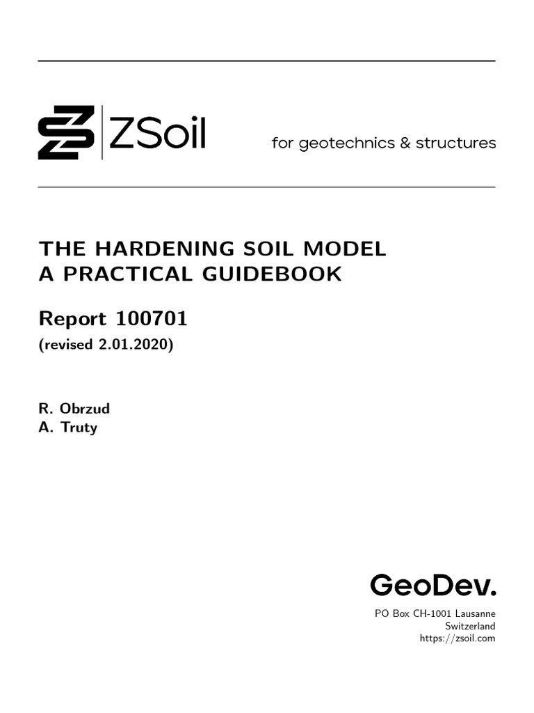 Hardening Soil Models | PDF | Deformation (Engineering) | Elasticity (Physics)