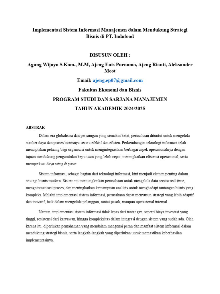 Jurnal Matkul Sim (Kelompok 4) | PDF