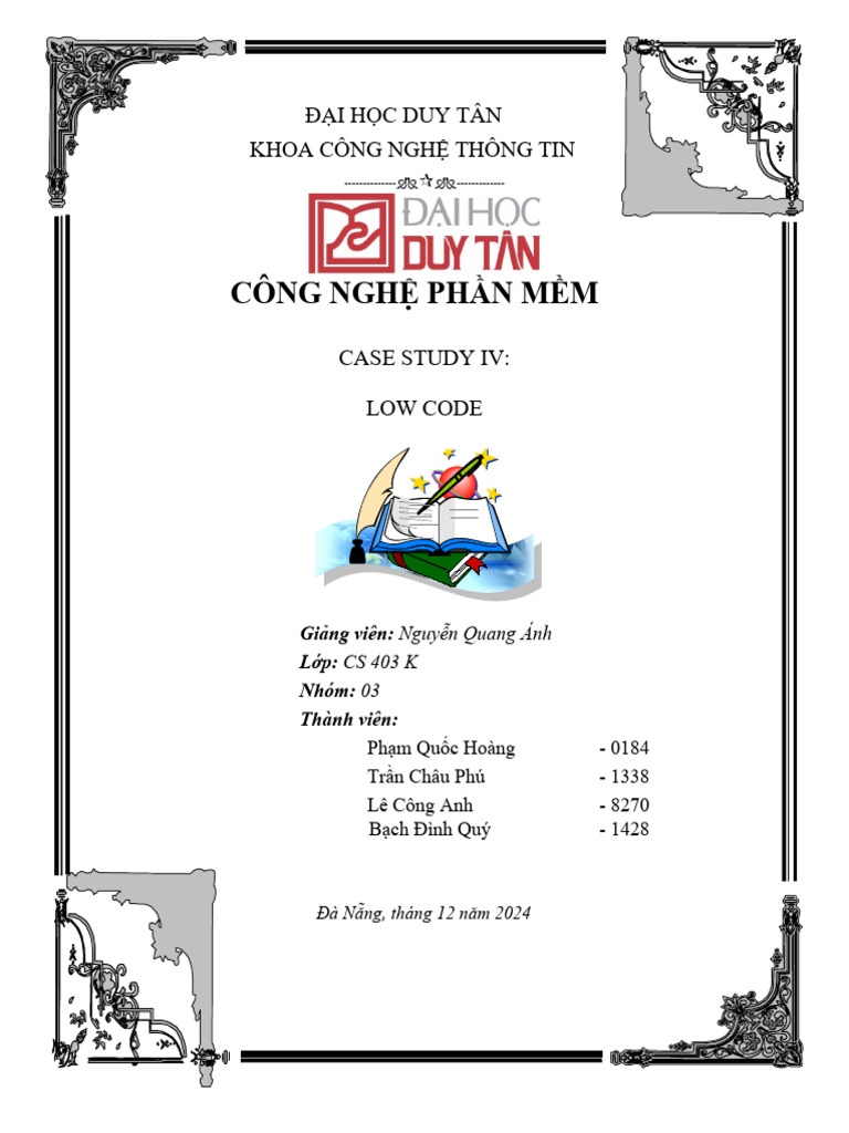 Báo Cáo CNPM | PDF