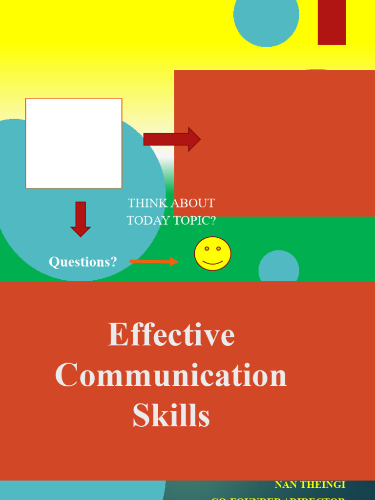 Effective Communication Skills PDF | PDF | Communication | Nonverbal ...