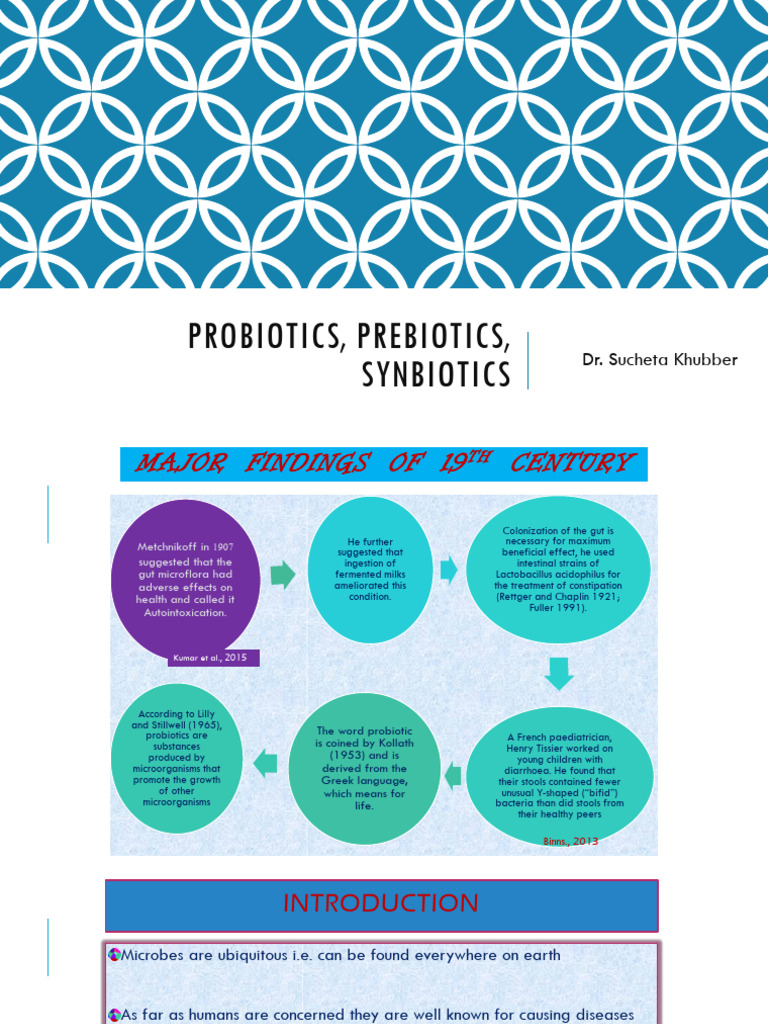 Probiotics, Prebiotics, and Synbiotics Overview | PDF | Probiotic ...