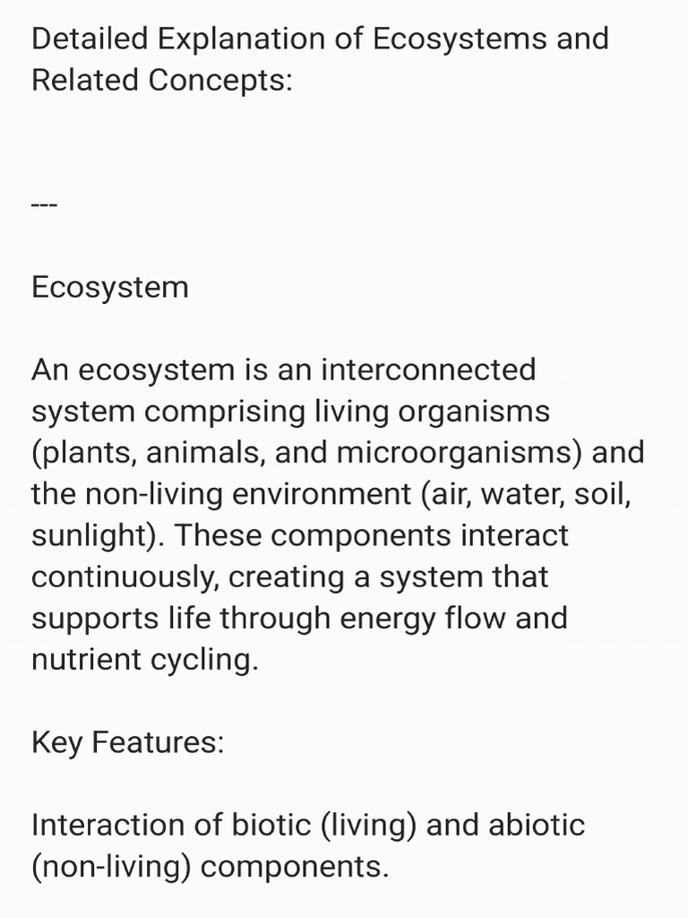 Ecosystem Pdf