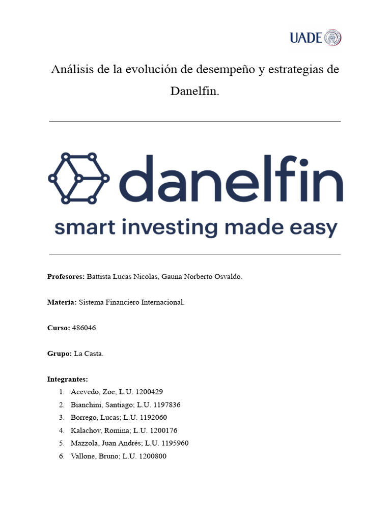 Analisis Bot Danelfin - La Casta-1 | PDF | Inteligencia artificial ...