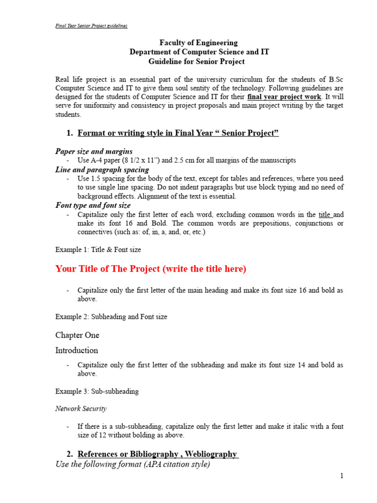 Project Guideline For Computer Scince Project | PDF | Dynamic Web Page | System