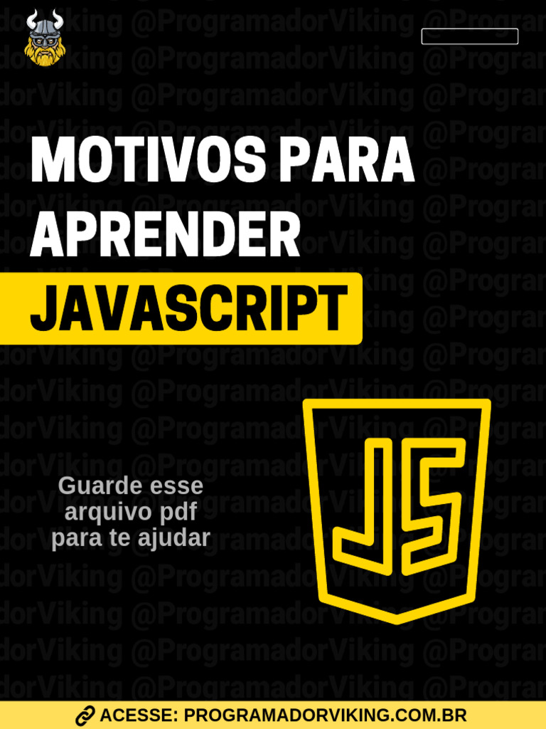 Vantagens de Aprender JavaScript | PDF