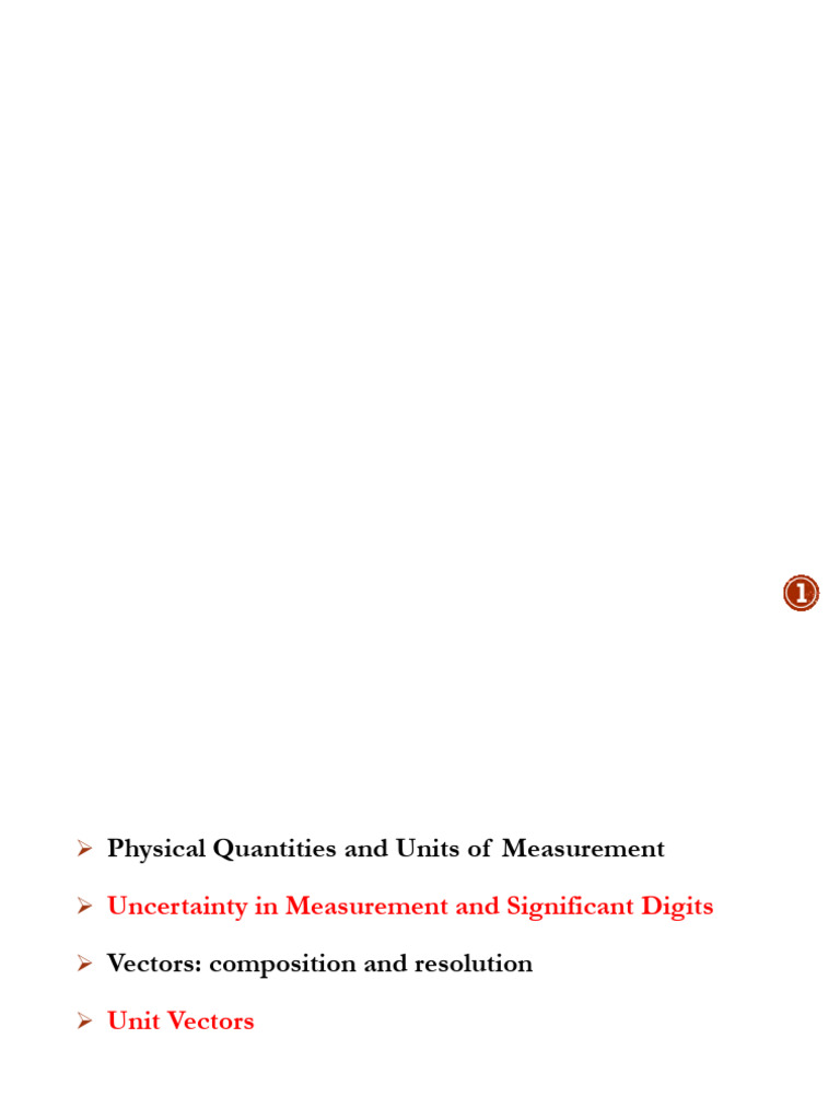 Physics 101: Measurement Basics and Units | PDF | Significant Figures | Euclidean Vector
