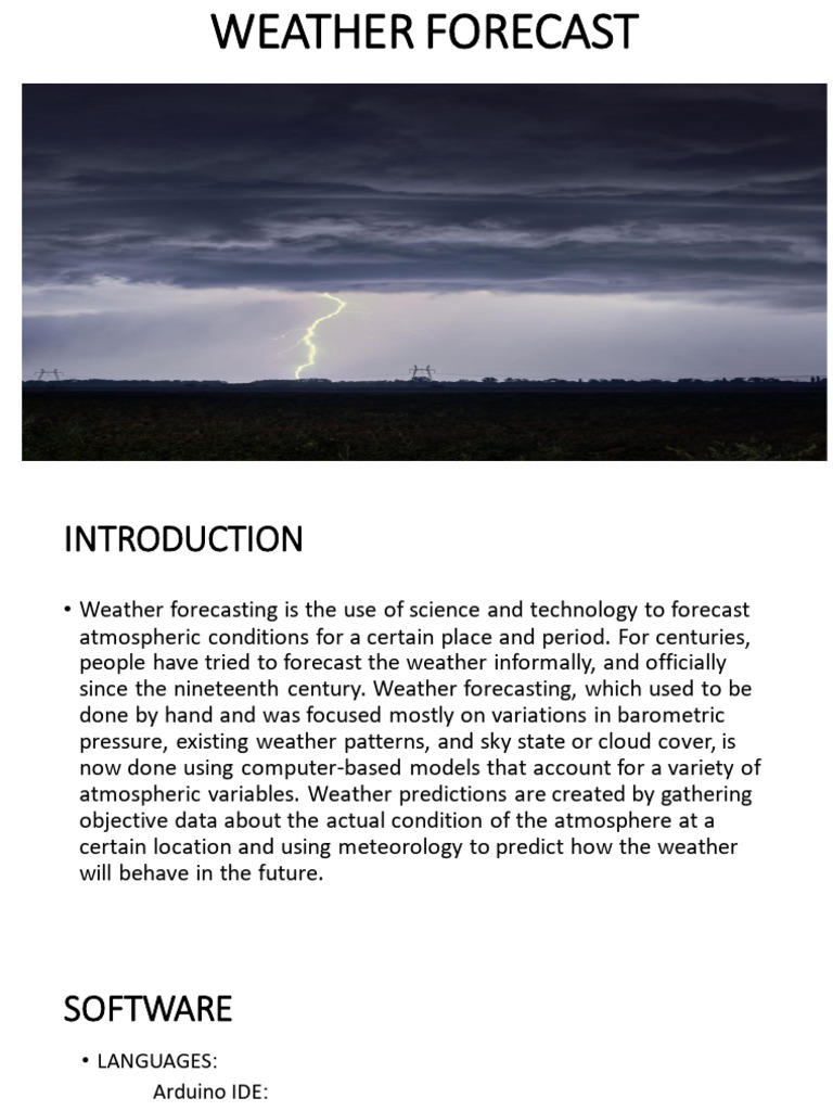 Weather Forecasting with NodeMCU | PDF