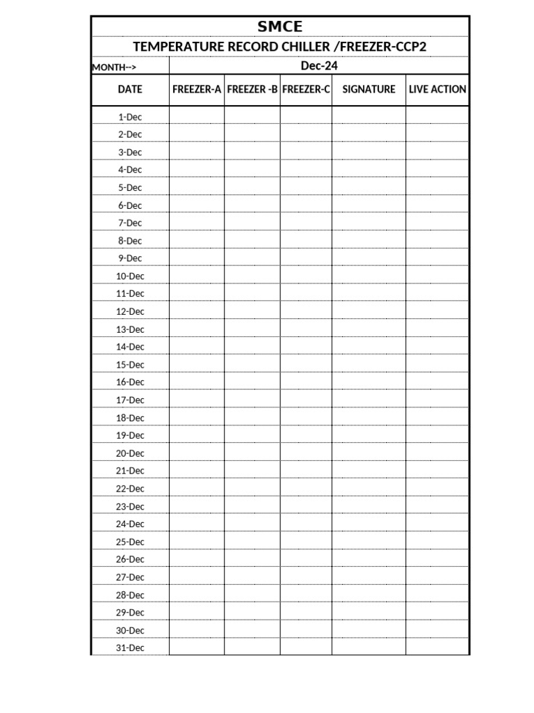 Temperature Record Chiller | PDF