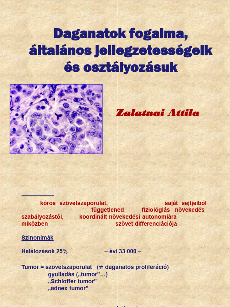 FOK Daganatok ZA | PDF