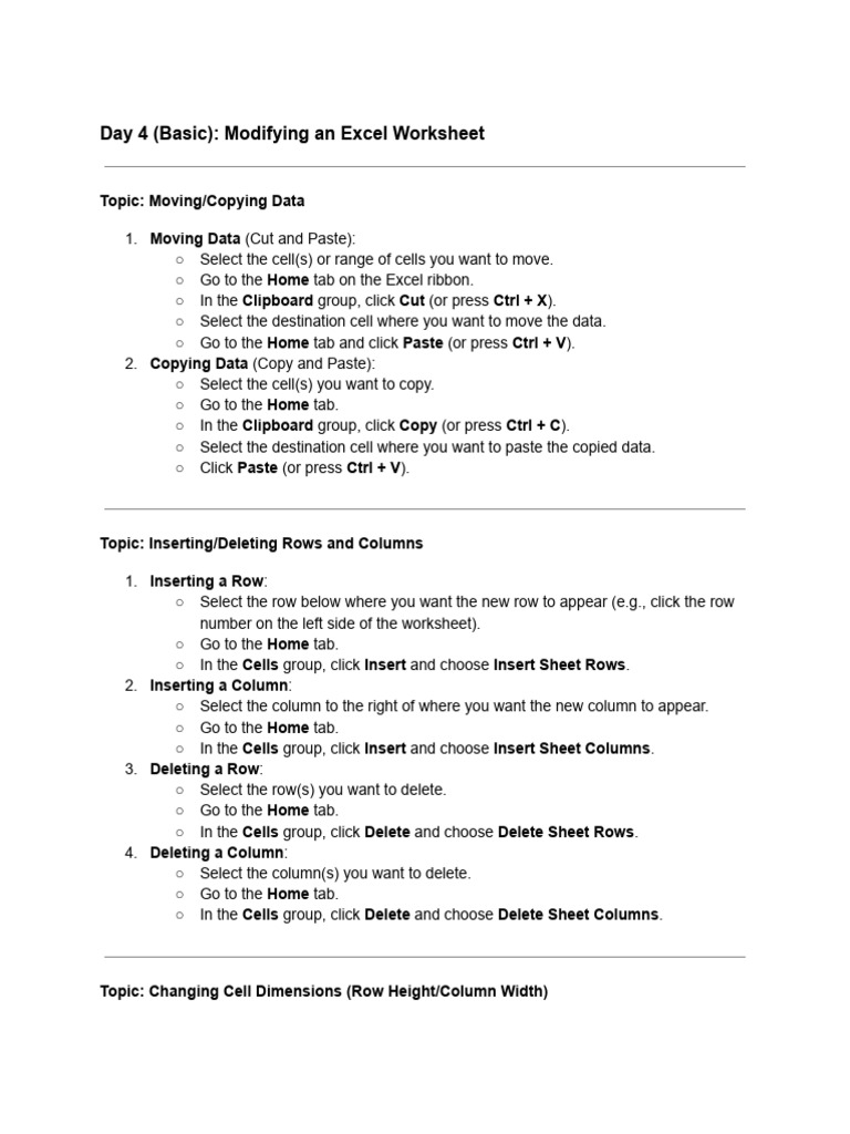 Excel Basics for Beginners | PDF | System Software | Graphical User Interfaces