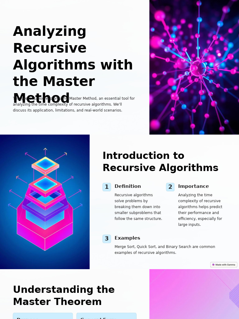 Analyzing Recursive Algorithms With The Master Method Pdf Computer Science Computational 6780