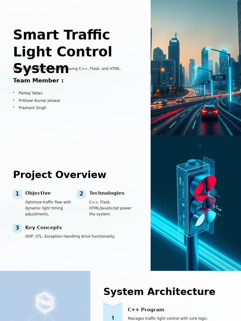 Smart Traffic Light Control System | PDF