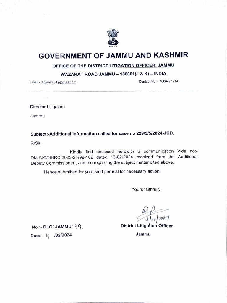 Additional Info for Case No. 229/9/5/2024 | PDF